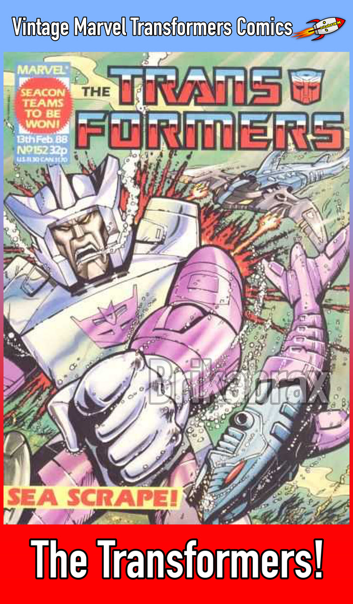 Vintage Marvel Transformers UK Comics Issue Numbers 151 to 200 (Used ...