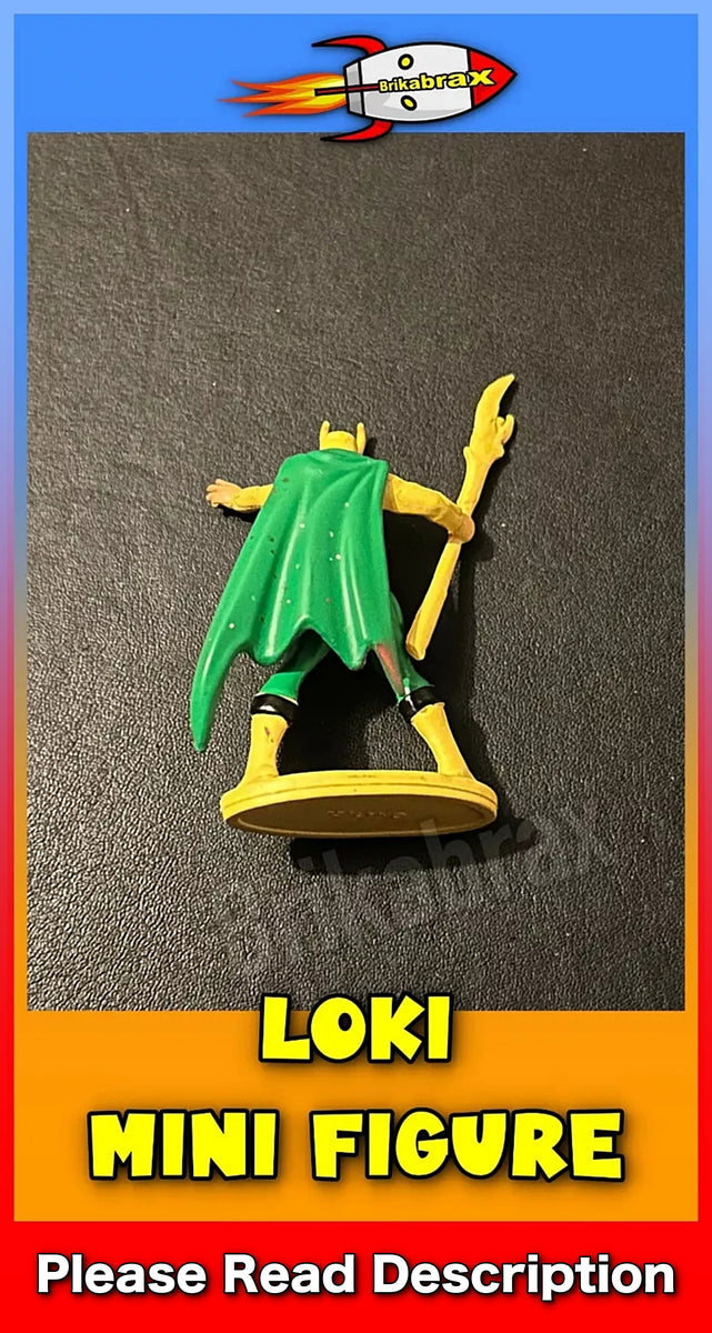 Marvel Comics: Loki Mini Figure (Plastic Mini Figure) – Brikabrax.com