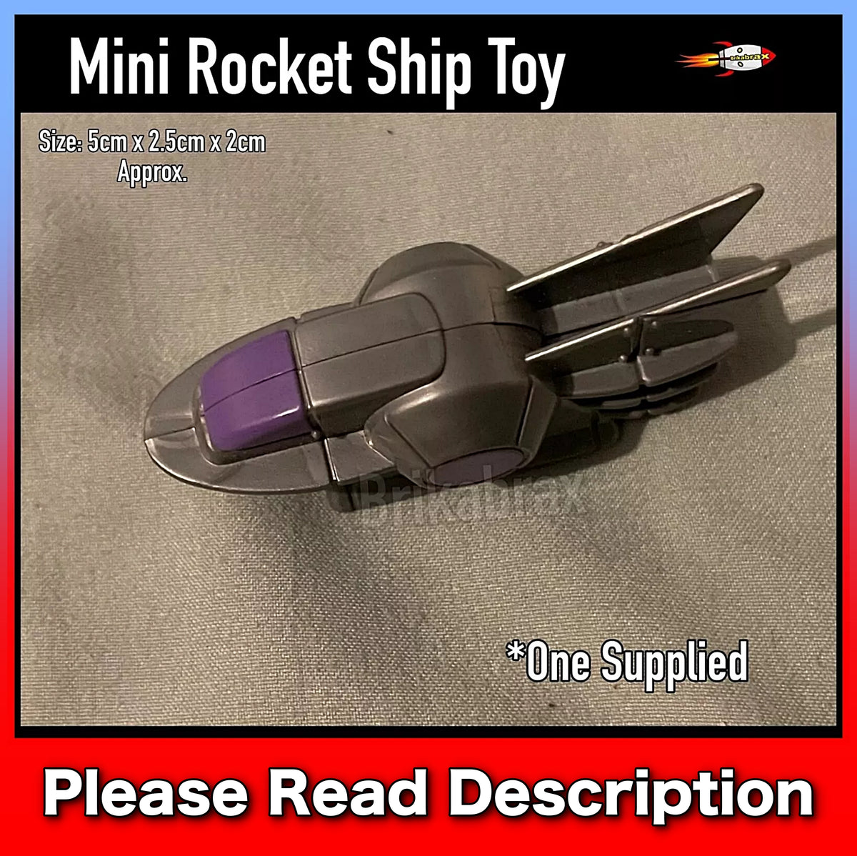 Mini Rocket Ship Toy – Brikabrax.com