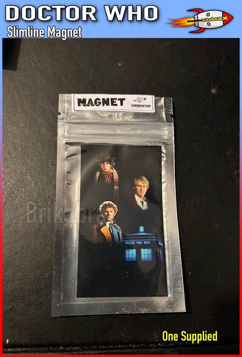 Doctor Who Slimline Magnets The Doctors (Select Item) New – Brikabrax.com