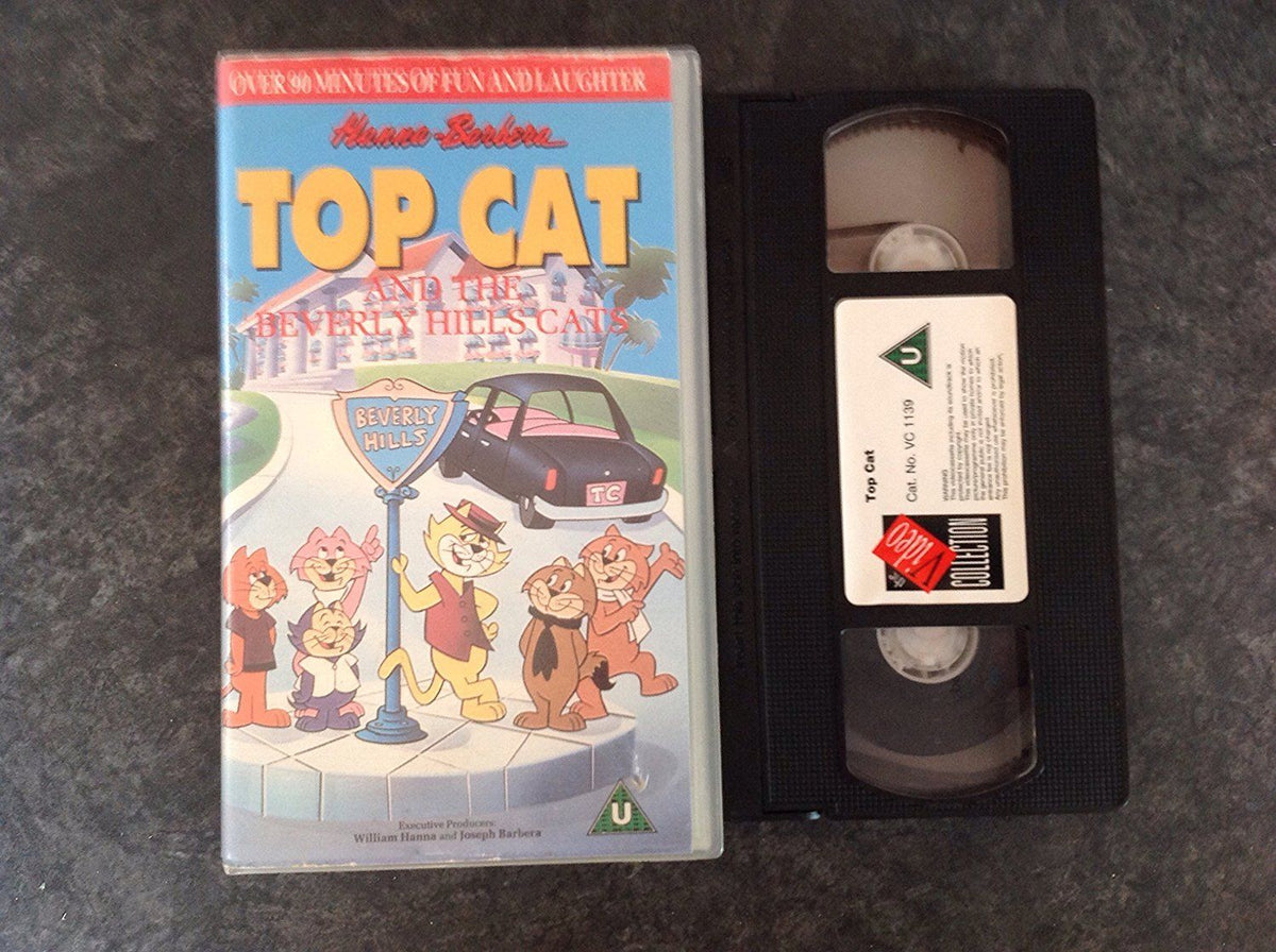 Top Cat - And The Beverly Hills Cats (VHS) Video Cassette Tape (UK PAL ...